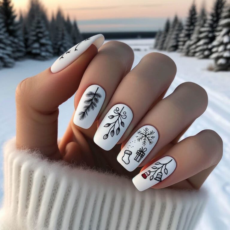The Best 40 Creative Christmas Nails In 2024 Cozylifejournal